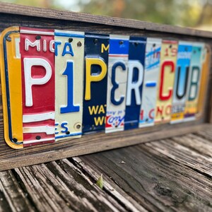 PIPER CUB Sign License Plate Sign Vintage Airplanes - Etsy