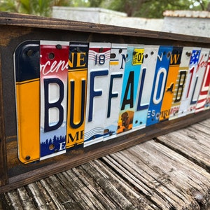 Buffalo Bills License Plate Art Sign New York Football Team - Etsy