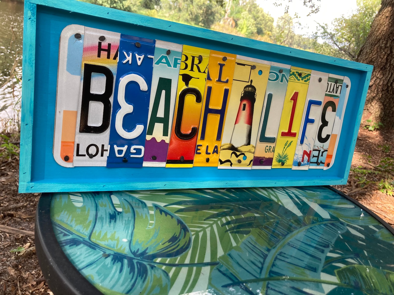 Beach Life License Plate Sign Coastal Decor Colorful Rainbow Etsy beach-life-license-plate-sign-coastal-decor-colorful-rainbow-etsy