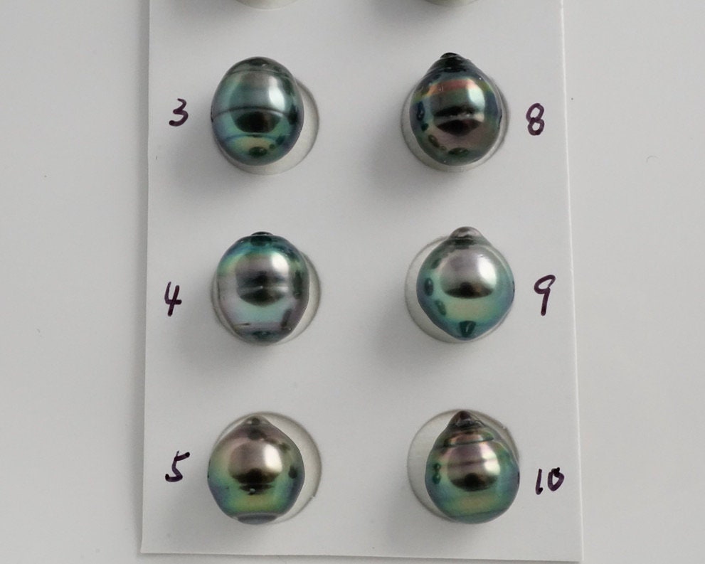Craft Supplies & Tools 10mm Peacock Circle Tahitian Pearl One Pearl ...