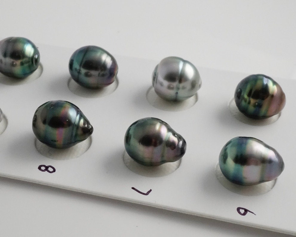 Craft Supplies & Tools 10mm Peacock Circle Tahitian Pearl One Pearl ...