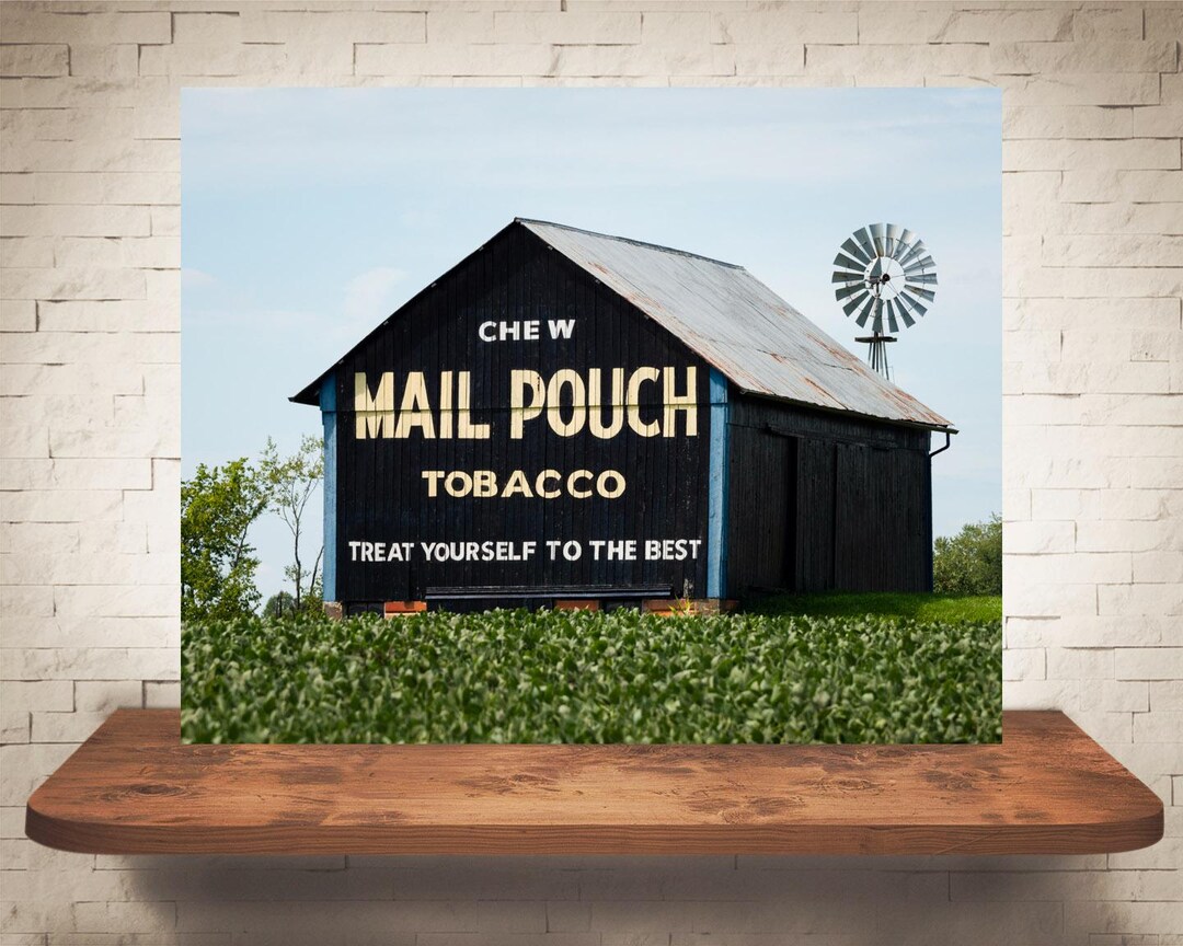 Mail Pouch Barn Photograph - Fine Art Print - Color Photography - Farm Wall Art - Wall Decor ...