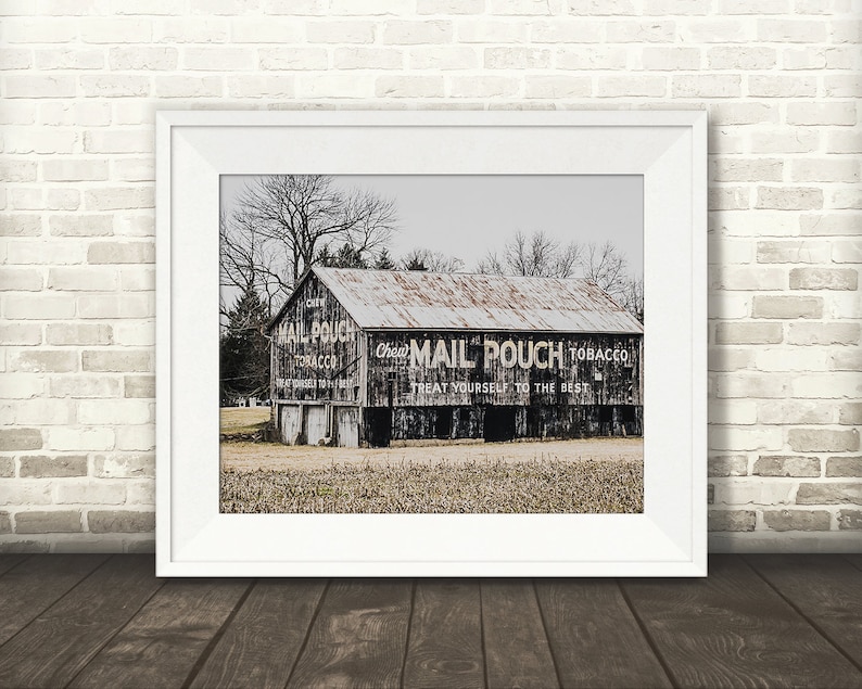 Mail Pouch Barn Photograph Fine Art Print Color | Etsy