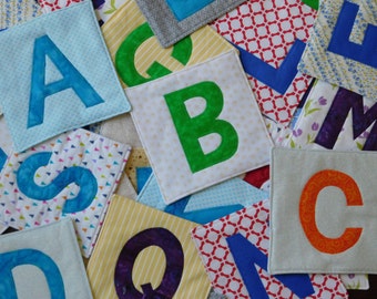Fabric Alphabet Letters | Etsy