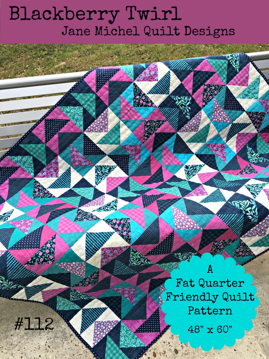 Blackberry Twirl Quilt Pattern PDF - Etsy Singapore