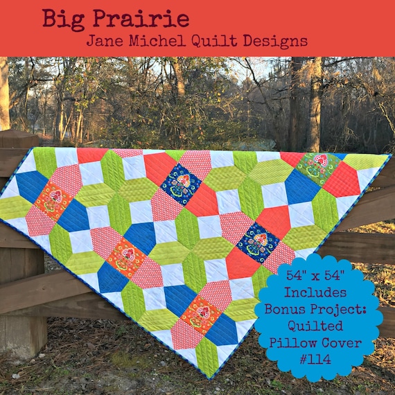 Big Prairie Quilt Pattern PDF | Etsy