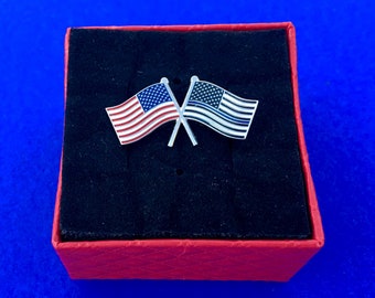 Police Flag Pin | Etsy
