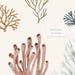 Watercolor Coral Reef Seamless Pattern | Ocean Seaweed Digital Paper ...