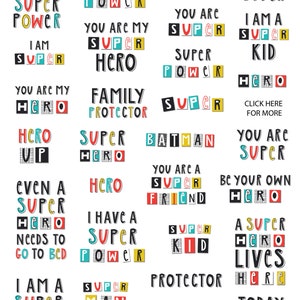 Super Hero Digital Kids Vector Clipart Child PNG Illustrations Animals ...