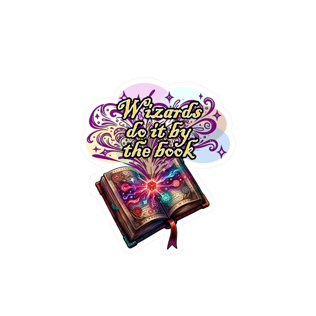 Dnd Wizard Sticker, Dnd Laptop Sticker, Dnd Wizard Class Sticker, RPG ...
