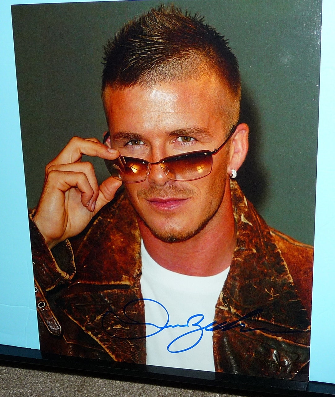 David Beckham Genuine Signature Autograph NOT A REPRINT 8x10 Beautiful ...