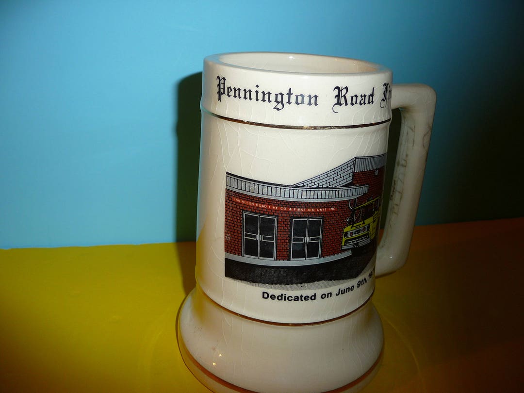 Fireman Cup, Mug, Vintage, Rare Mugs Fireman Firefighter Mug Vintage ...