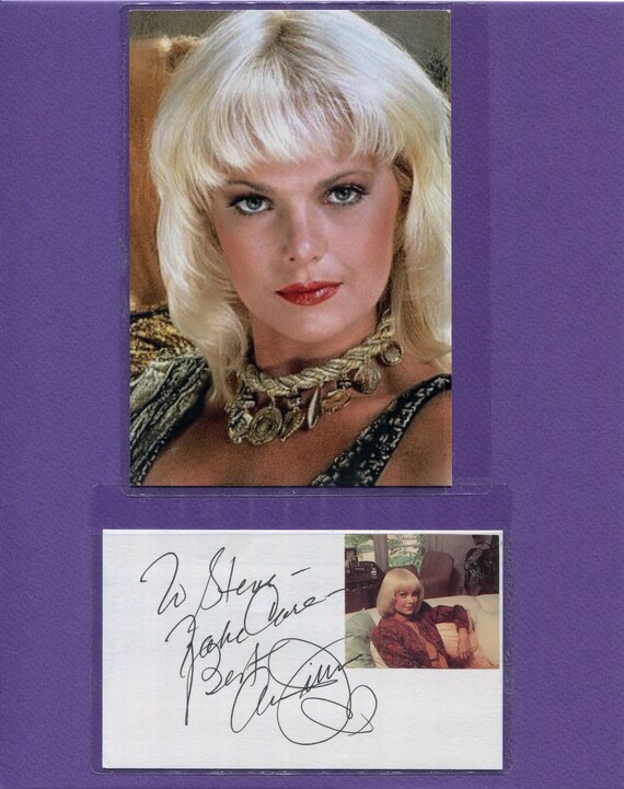 Ann Jillian Signed Autograph 4x6 Color Photograph Mat Display | Etsy
