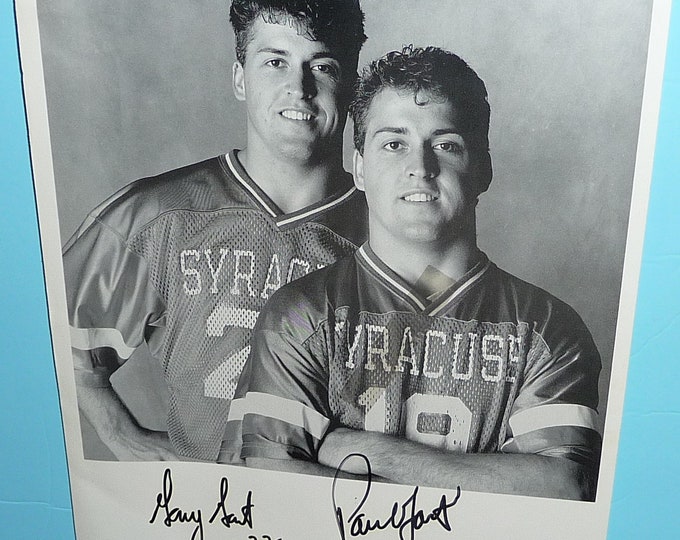 Gary Gait, Paul Gait Genuine Signatures STX Lacrosse Promo Black ...