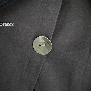 Handmade Metal Buttons: Antique Finish Brass and Copper - Etsy