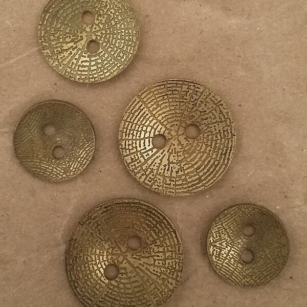 Copper Buttons - Etsy
