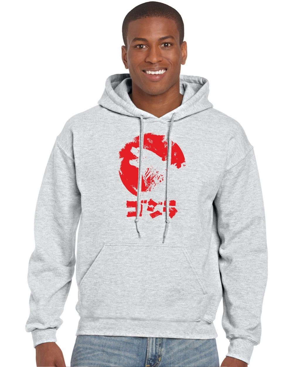 Godzilla Hoodie ゴジラ T-shirt Hooded Sweatshirt Pullover Gojira | Etsy