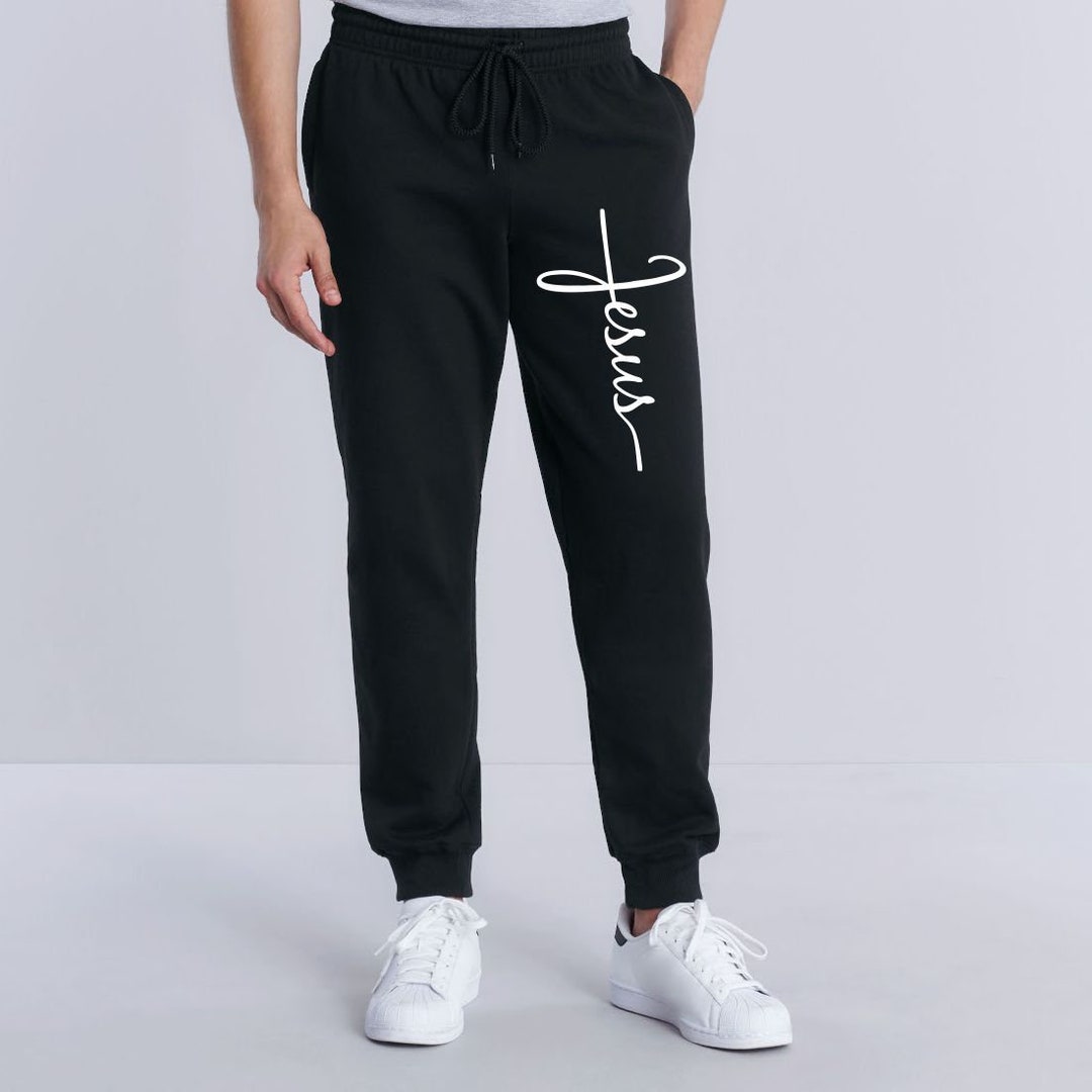 Jesus Faith Joggers Pants Christian Sweatpants Active Trainers Trousers ...