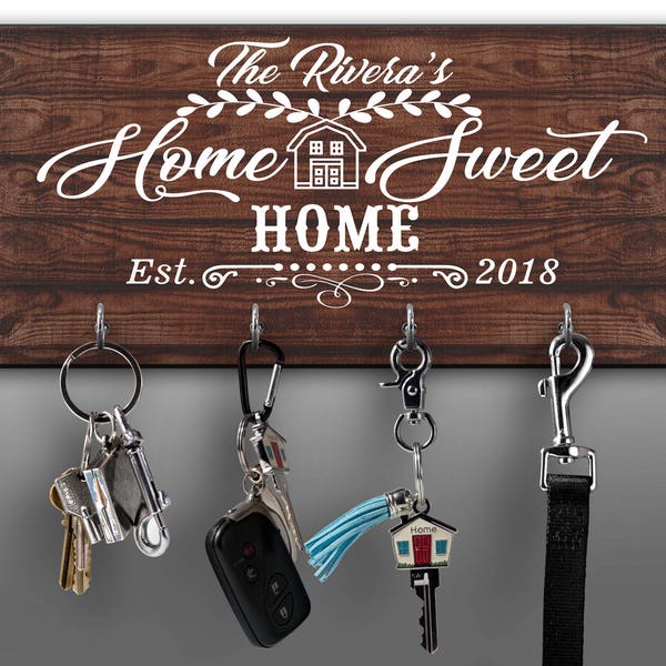 Home Sweet Home Key Holder - Etsy