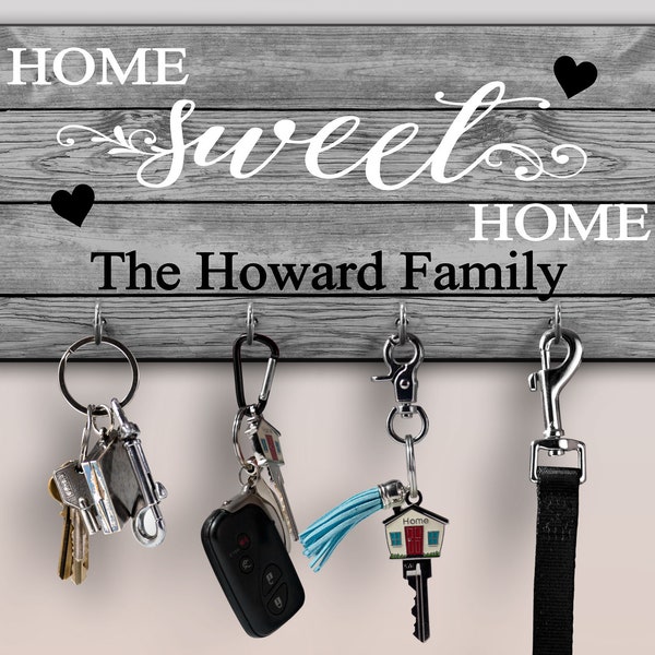 Home Sweet Home Key Holder - Etsy