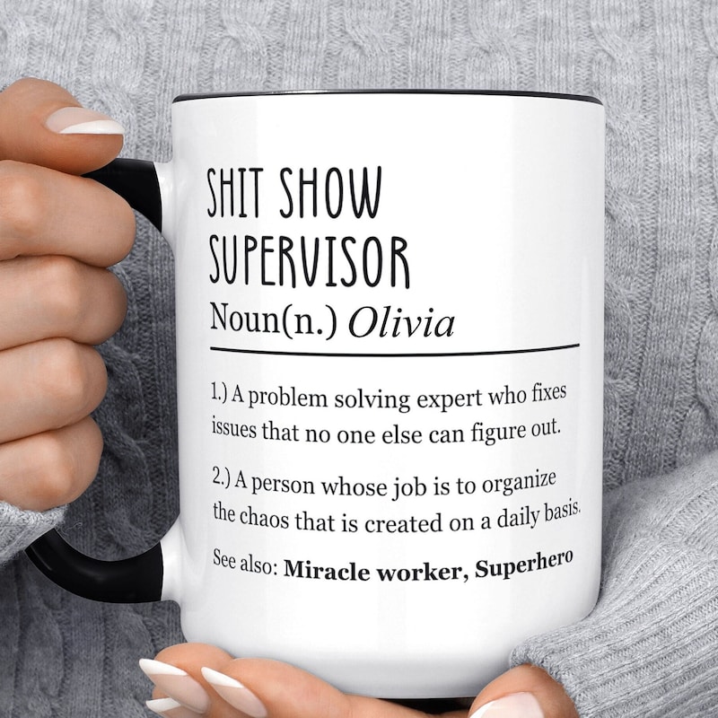 Shit Show Supervisor Mug - Etsy UK
