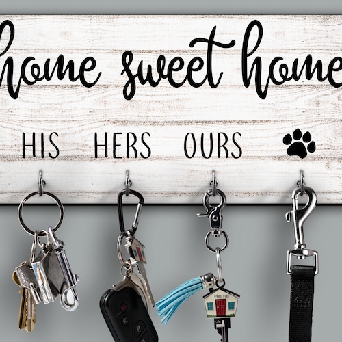 Personalized Key Ring Holder New Home Gift Housewarming - Etsy