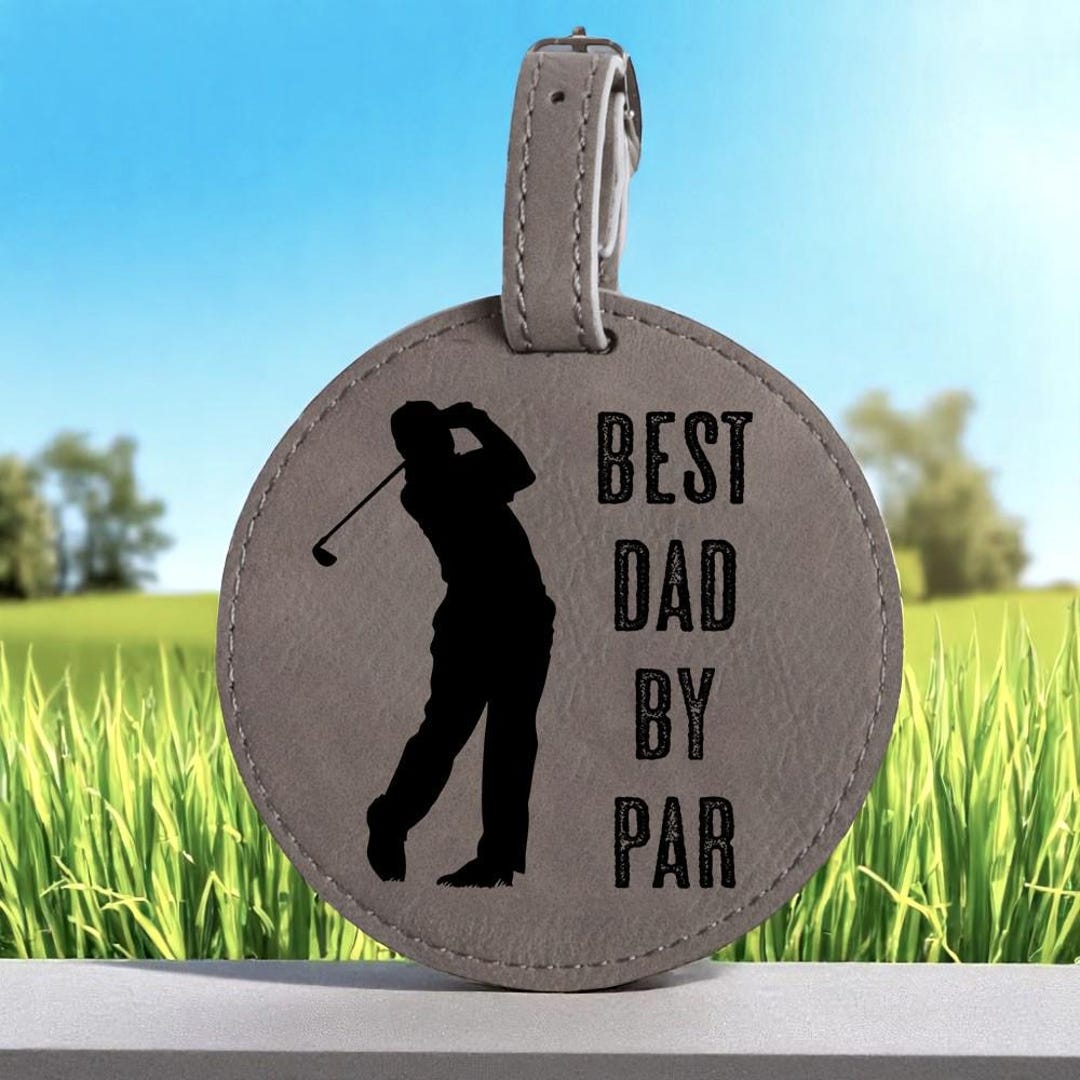 Laser Engraved Golf Bag Tag Tee Holder, Durable Golf Accessory With ...