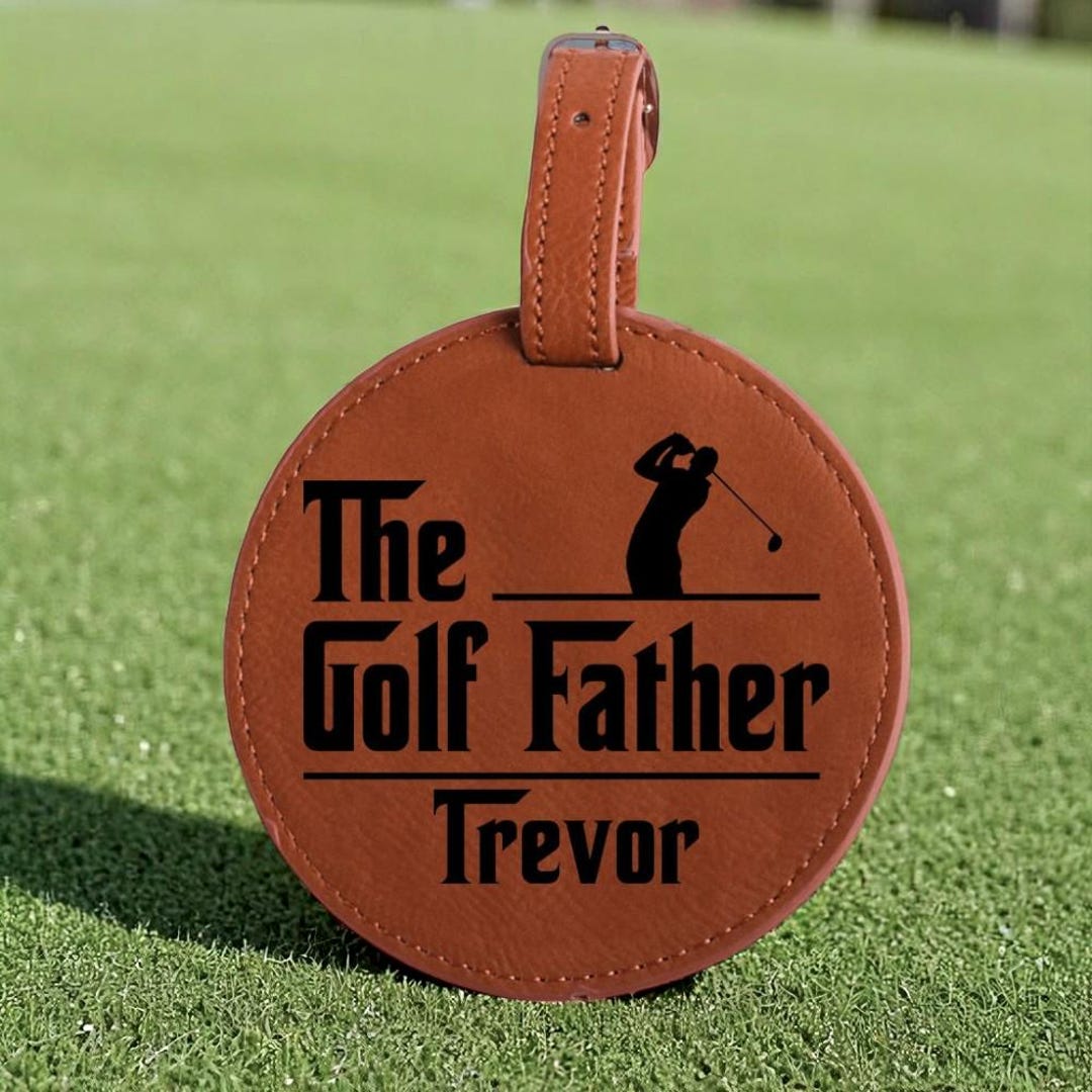Laser Engraved Golf Bag Tag Tee Holder, Durable Golf Accessory With ...