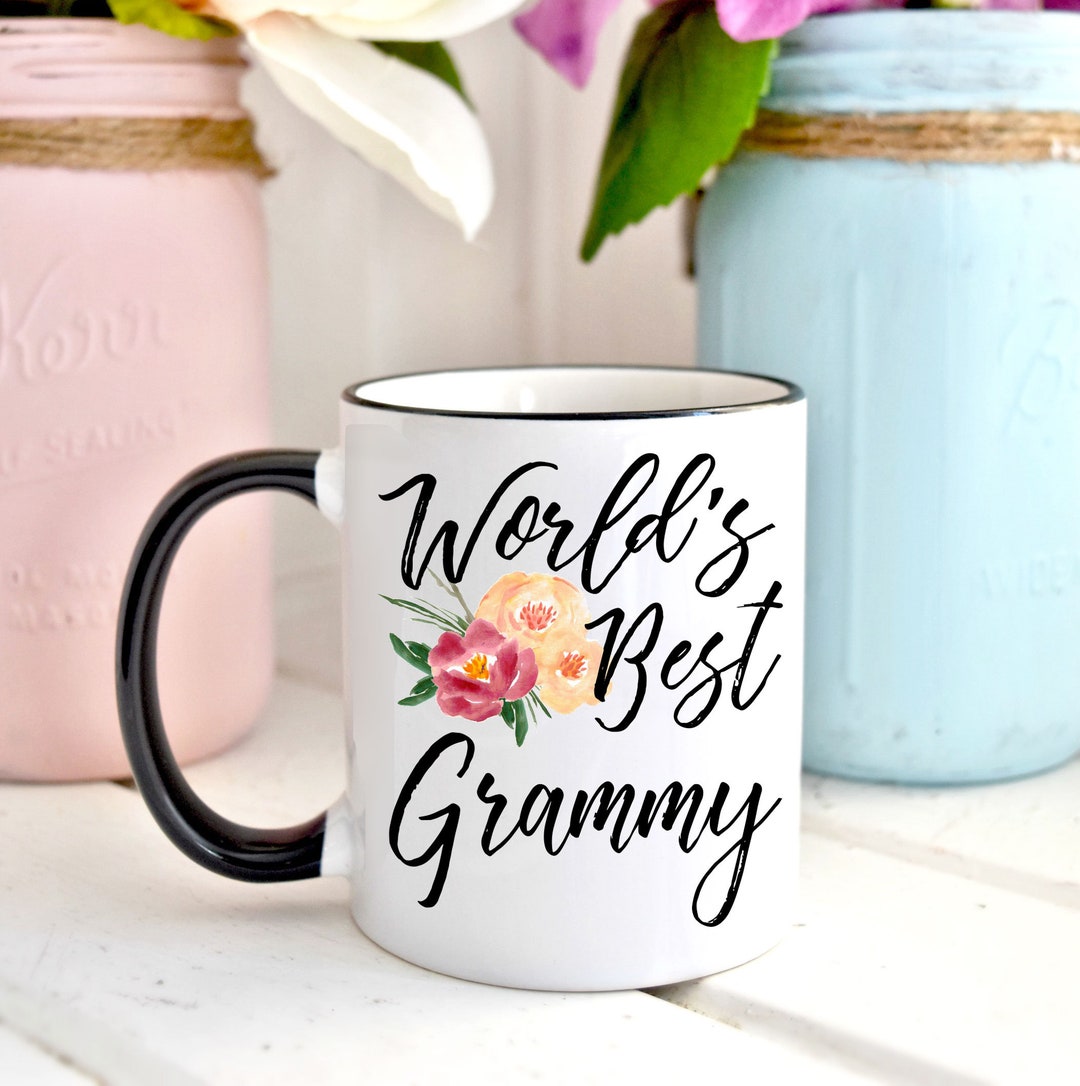 World's Best Grammy Mug, Coffee Mug, Grammy Mug, Birthday Gift, Mother ...