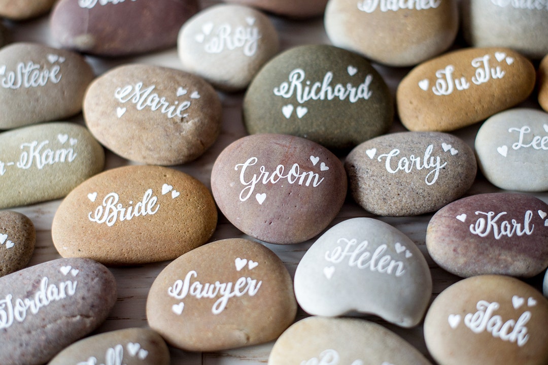 Wedding Stone Name Places Nautical, Beach, Woodland, Rustic Wedding ...