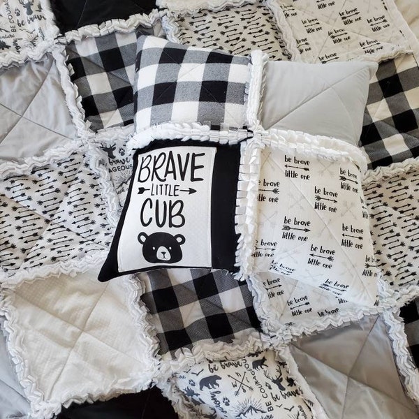 Bear Rag Quilt - Etsy