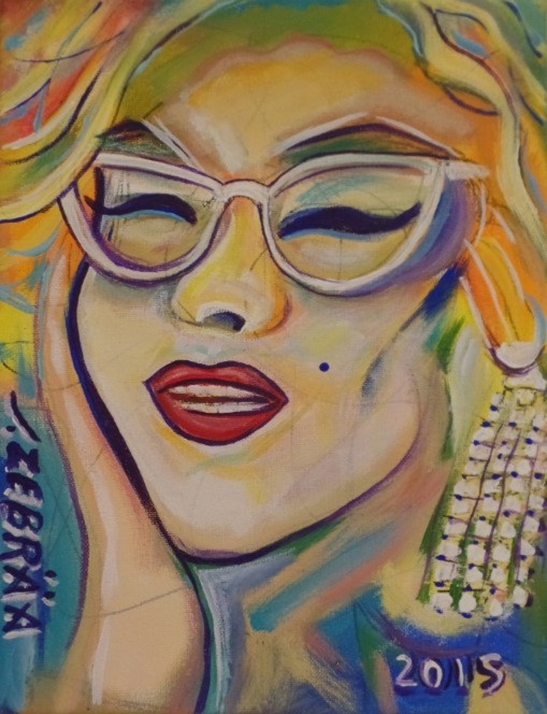 M and M by Artist Jourdan Zebraa - Etsy