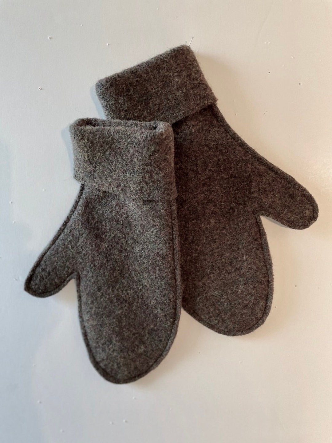 Boiled Wool Mittens - Etsy