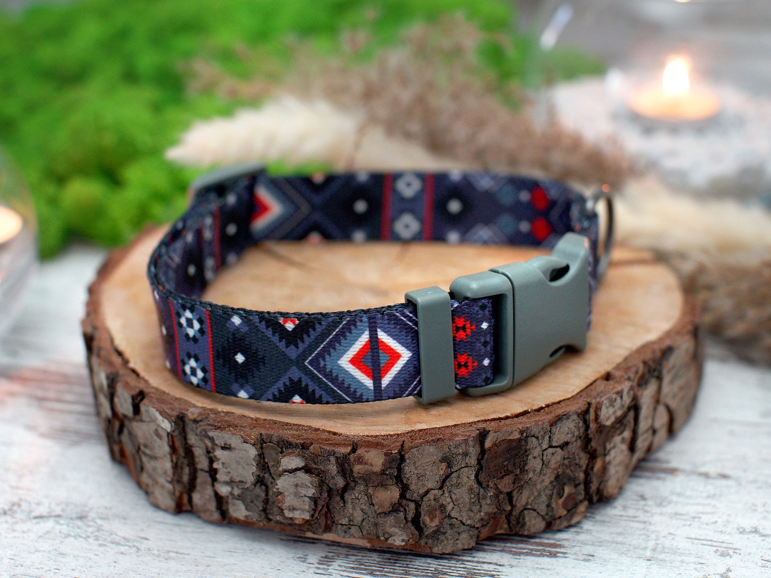 Personalized Dog Collar 7 Different Pattern Available - Etsy