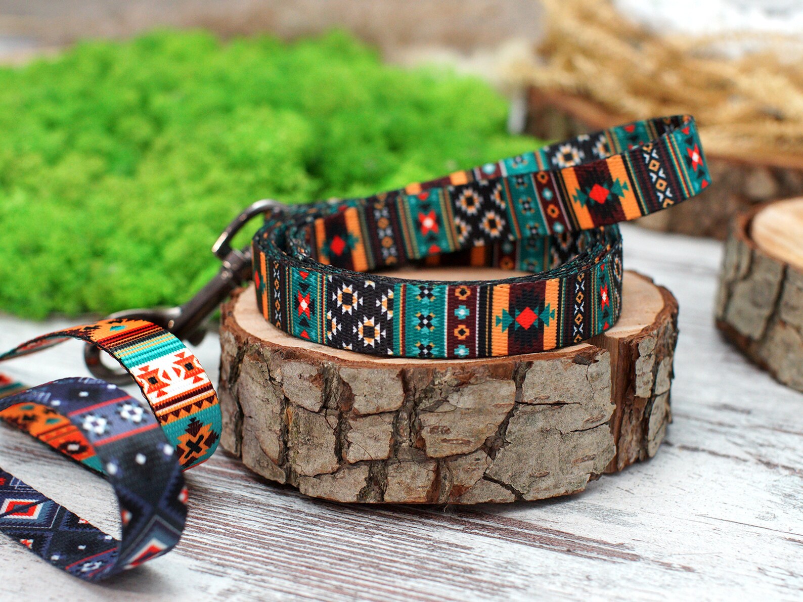 Southwest Dog Leash 5FT Geometric Pattern Dog Leashes Aztec - Etsy