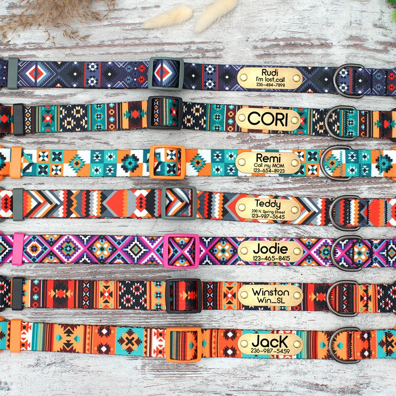 Custom Dog Collars - Etsy