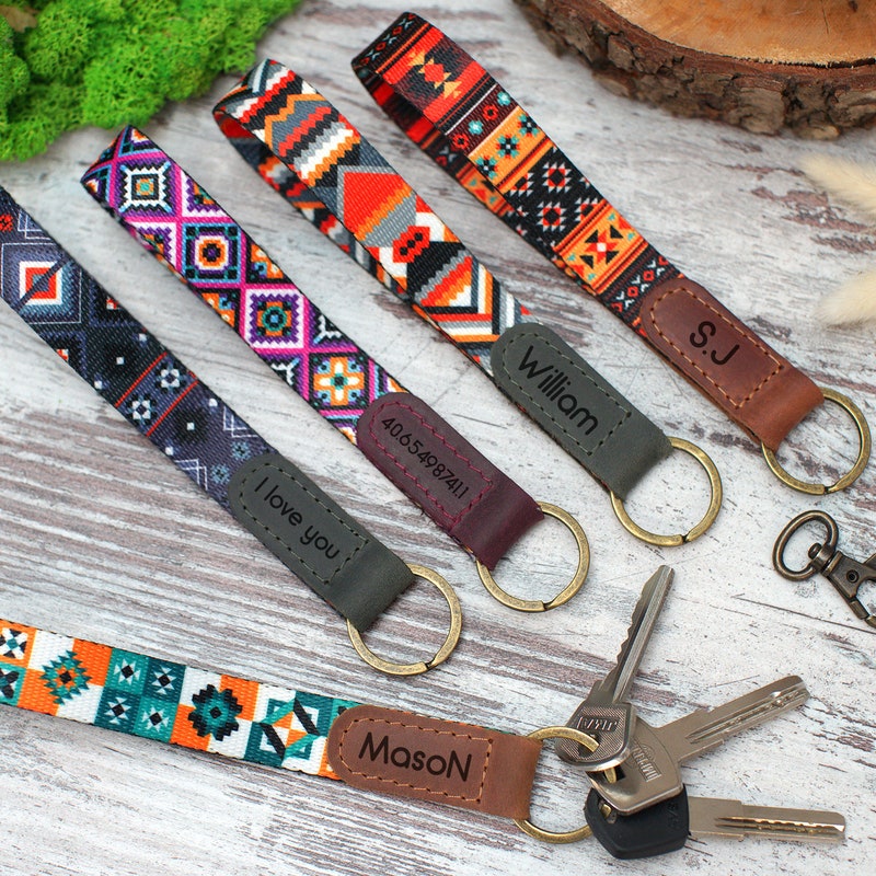 Leather Key Strap - Etsy