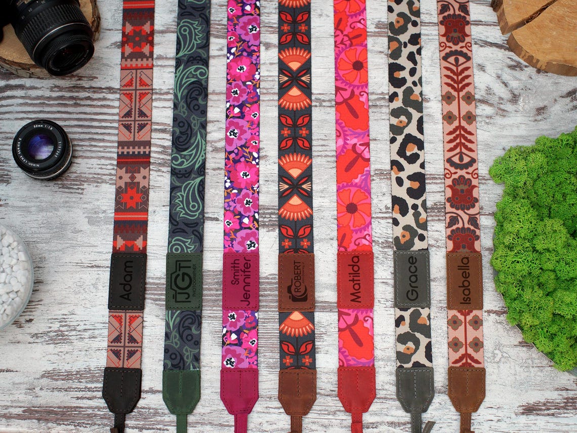 Personalized Camera Straps, Photographer Gifts, Custom Camera Strap SLR ...