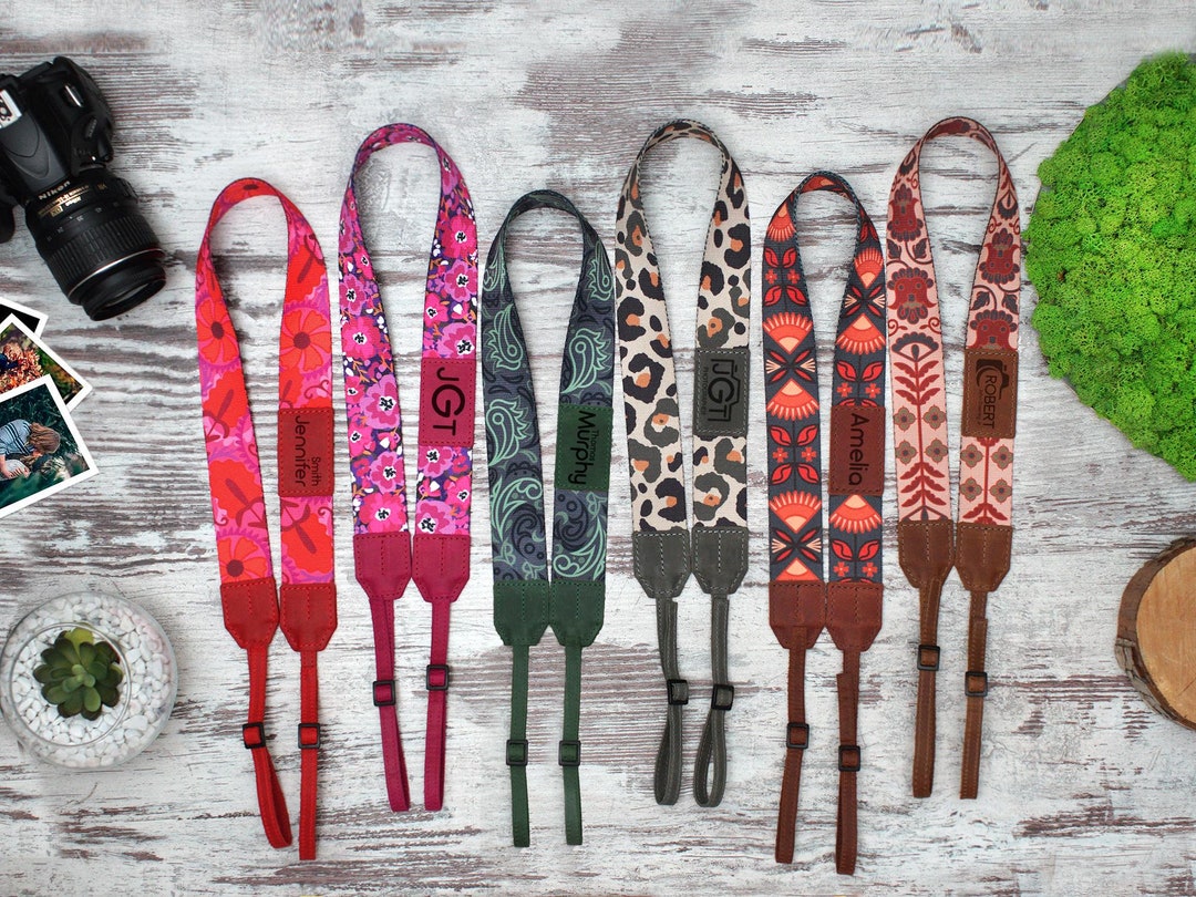 Floral Camera Strap for Women, Personalized Camera Strap, Camera Strap ...