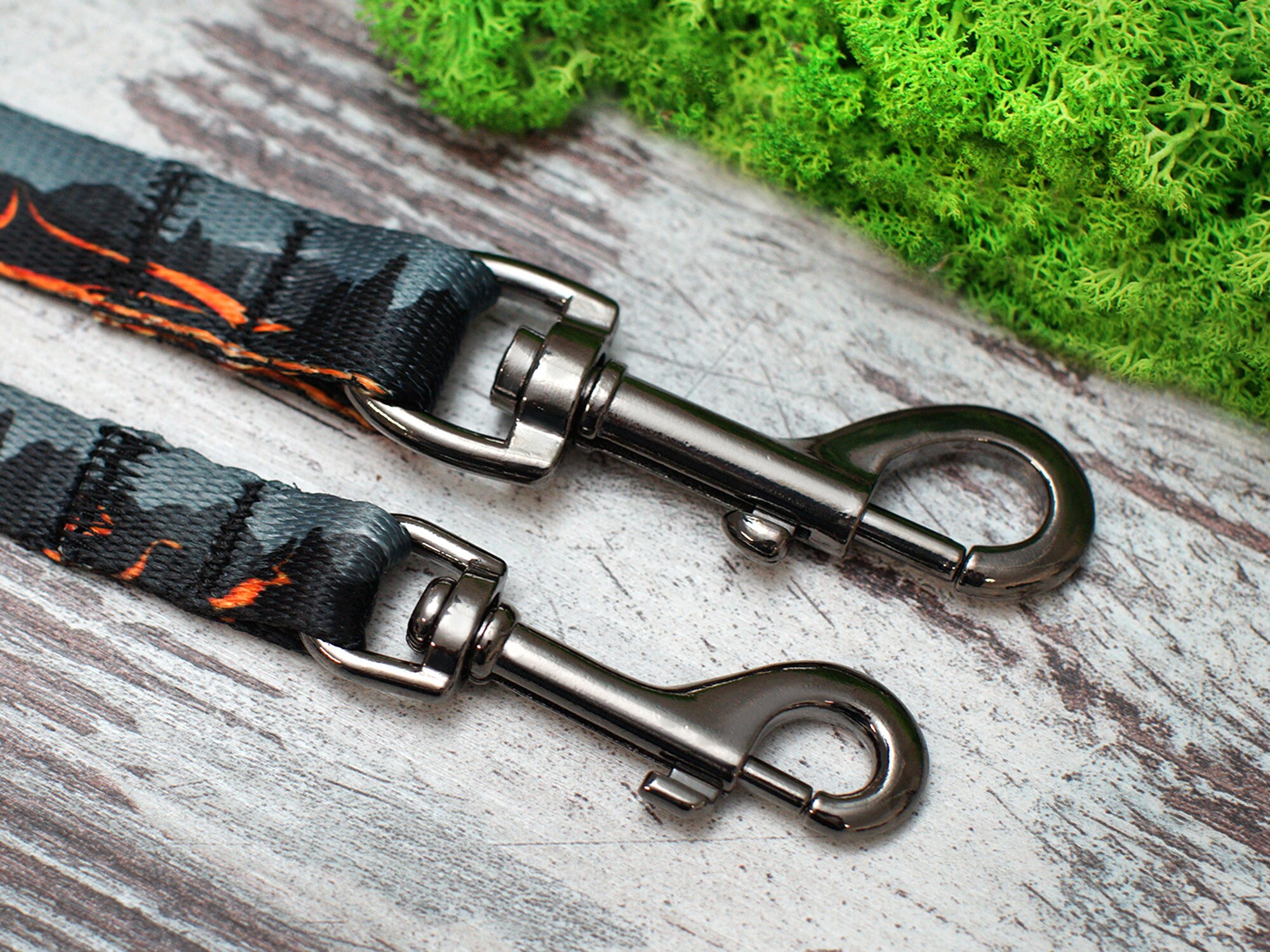 Personalized Nature Dog Leash, Pattern Designer Dog Leash, Print Pet ...