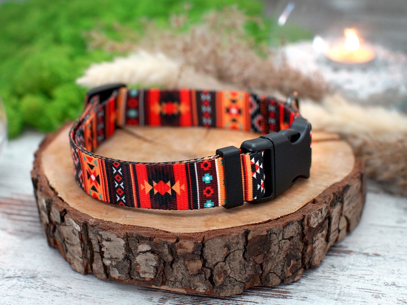 Personalized Dog Collar 7 Different Pattern Available - Etsy