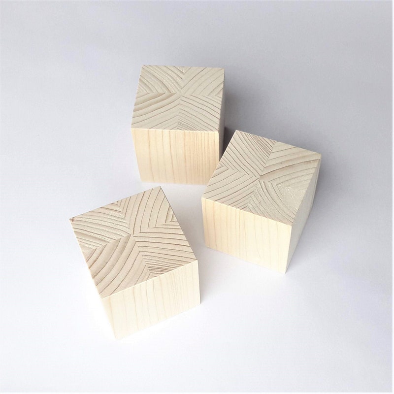 Wooden Cubes - Etsy