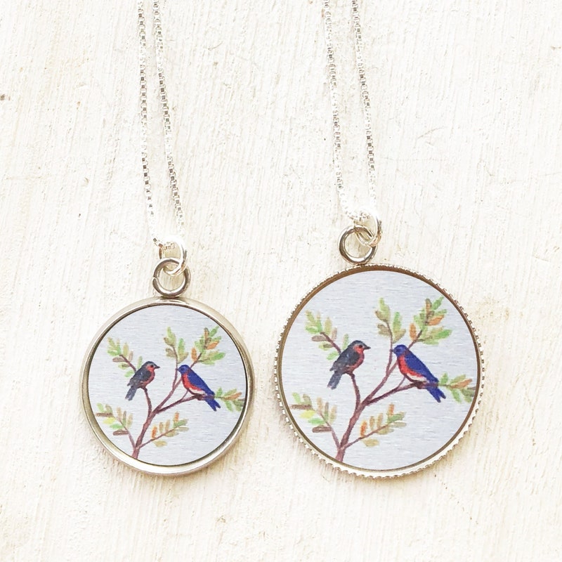 Bluebird Necklace - Etsy
