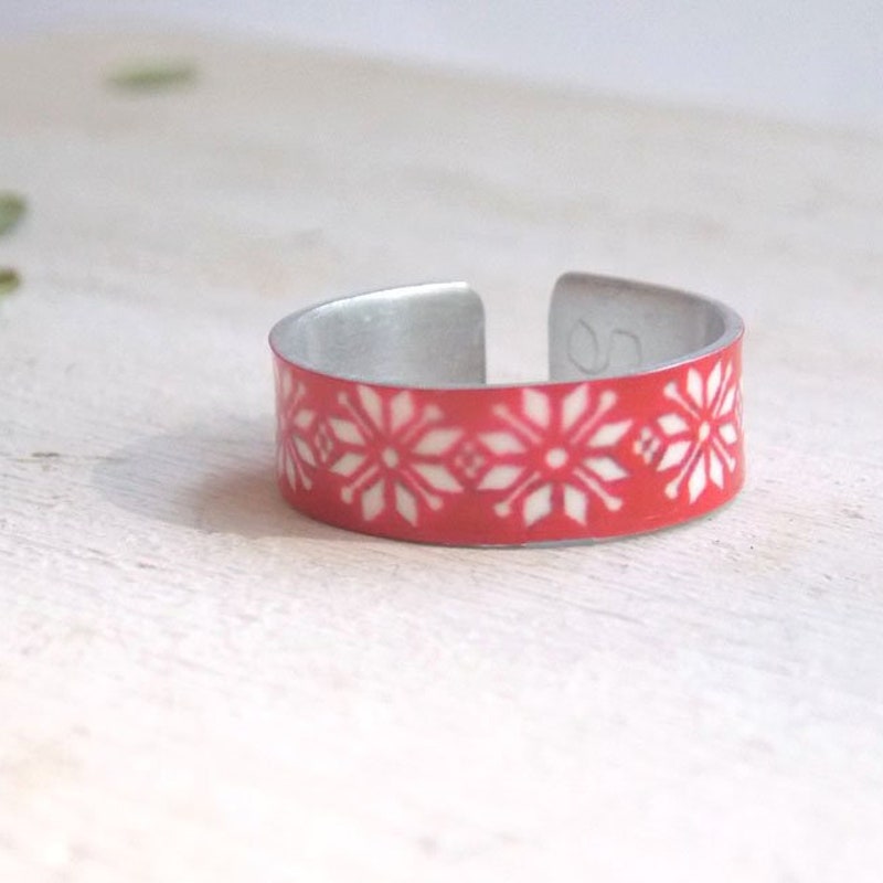 Snowflake Ring - Etsy
