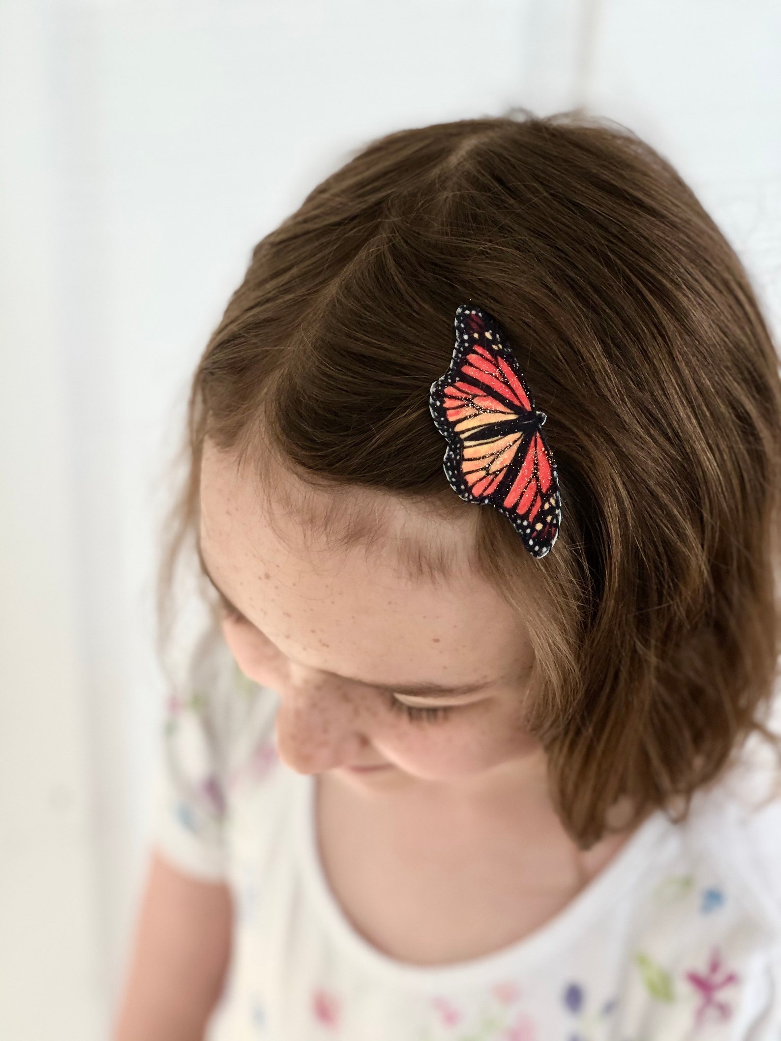 Monarch Butterfly Snap Clip Hair Clip Butterfly Barrette - Etsy