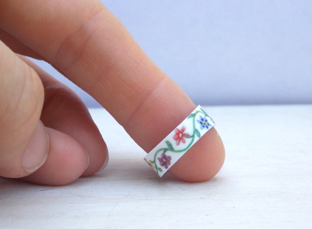 Flower Ring, Leaf Ring, Vine Ring, Nature Ring, Flower Vine Ring, Blue ...