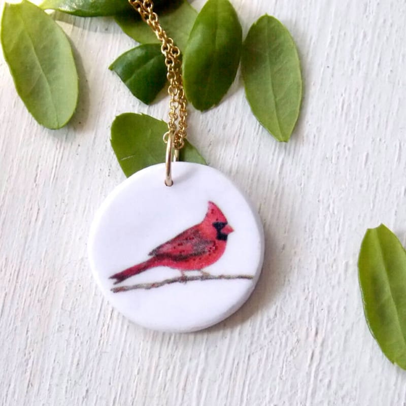 Red Cardinal Charms - Etsy