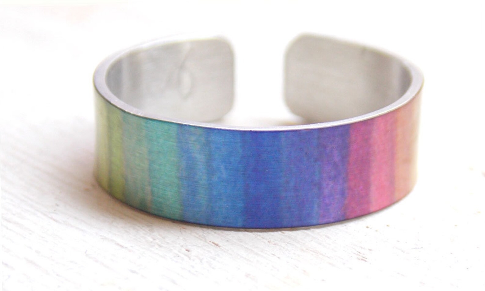 Iridescent Ring Multicolored Ring Fairy Ring Rainbow Color - Etsy
