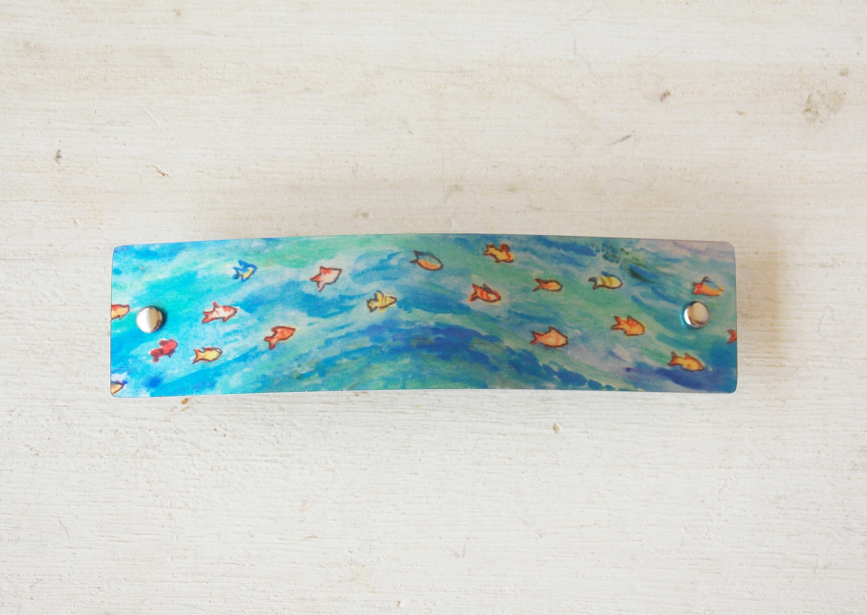 Ocean Barrette Tropical Fish Beach Barrette French | Etsy