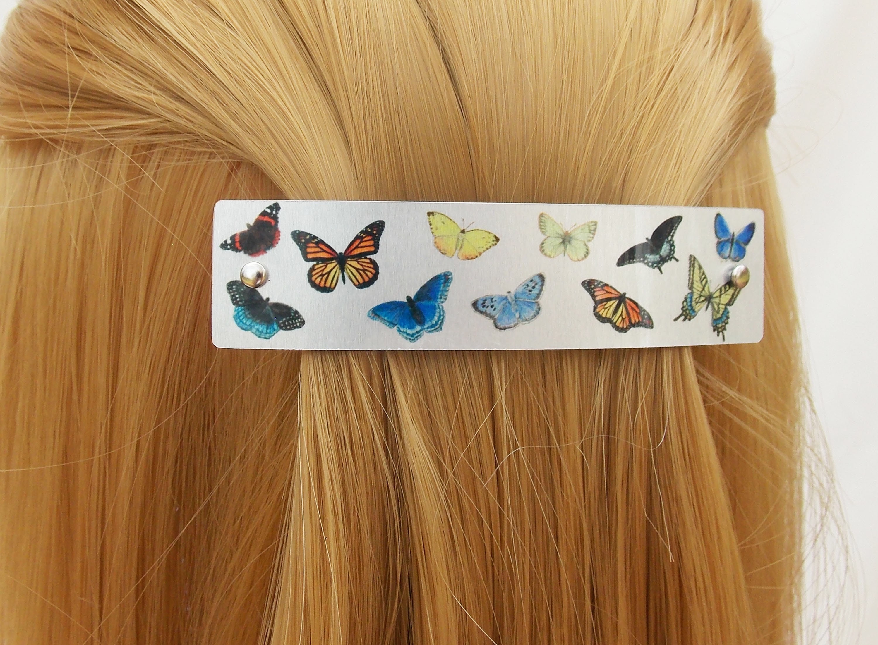 Butterfly barrette butterflies barrette French barrette | Etsy